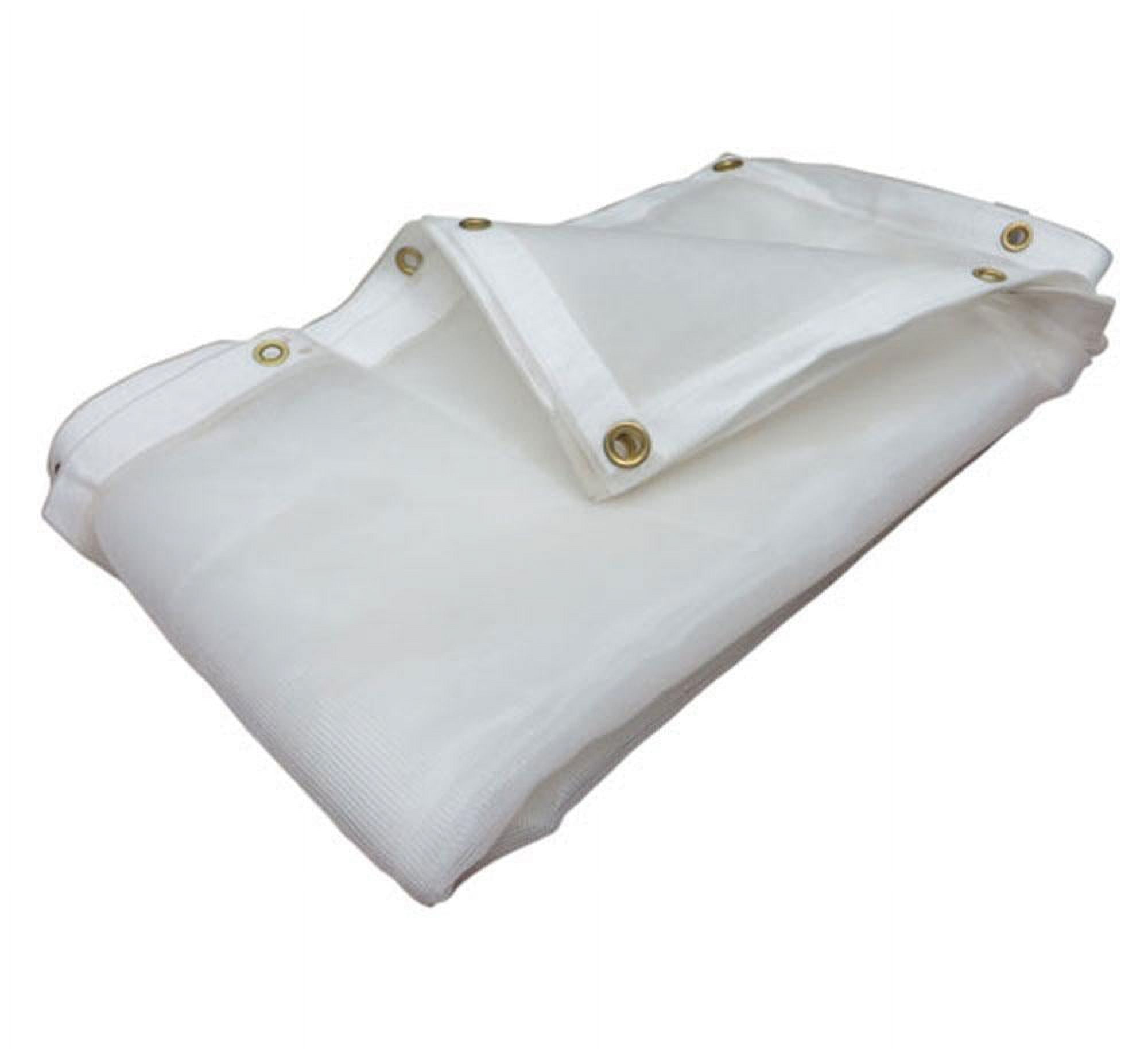 (6'x30')(White) Super Heavy Duty Mesh Tarp Net Sail Sun Shade Awning ...