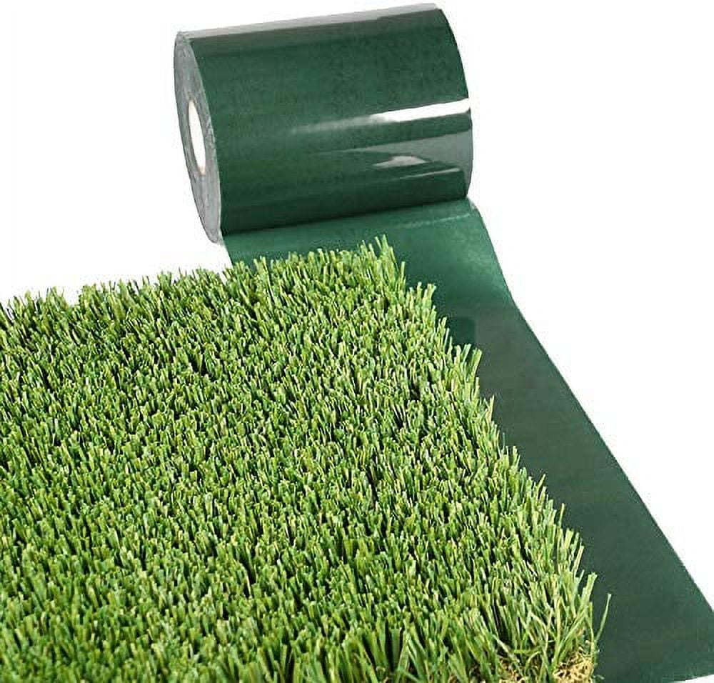 6''x33' Double-Sided Artificial Grass Green Joining Fixing Turf Self Adhesive Lawn Carpet ...