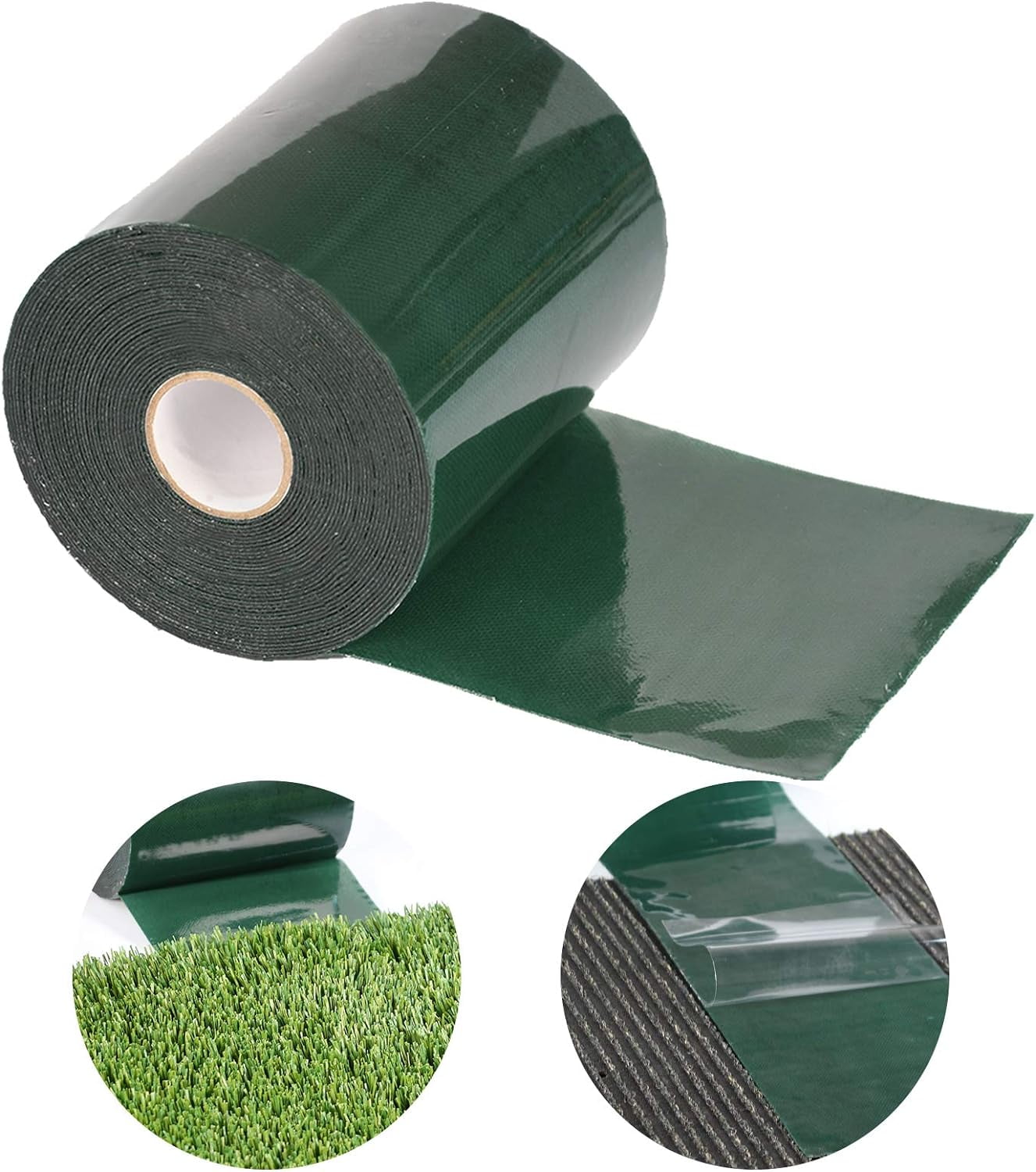 6''x33' Double-Sided Artificial Grass Green Joining Fixing Turf Self ...