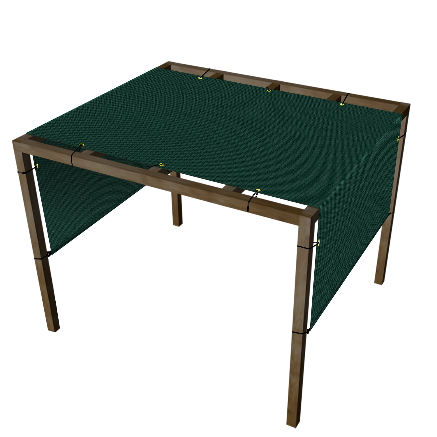 6'x7' Green Outdoor Sun Shade Panel Universal Pergola Replacement Cover ...