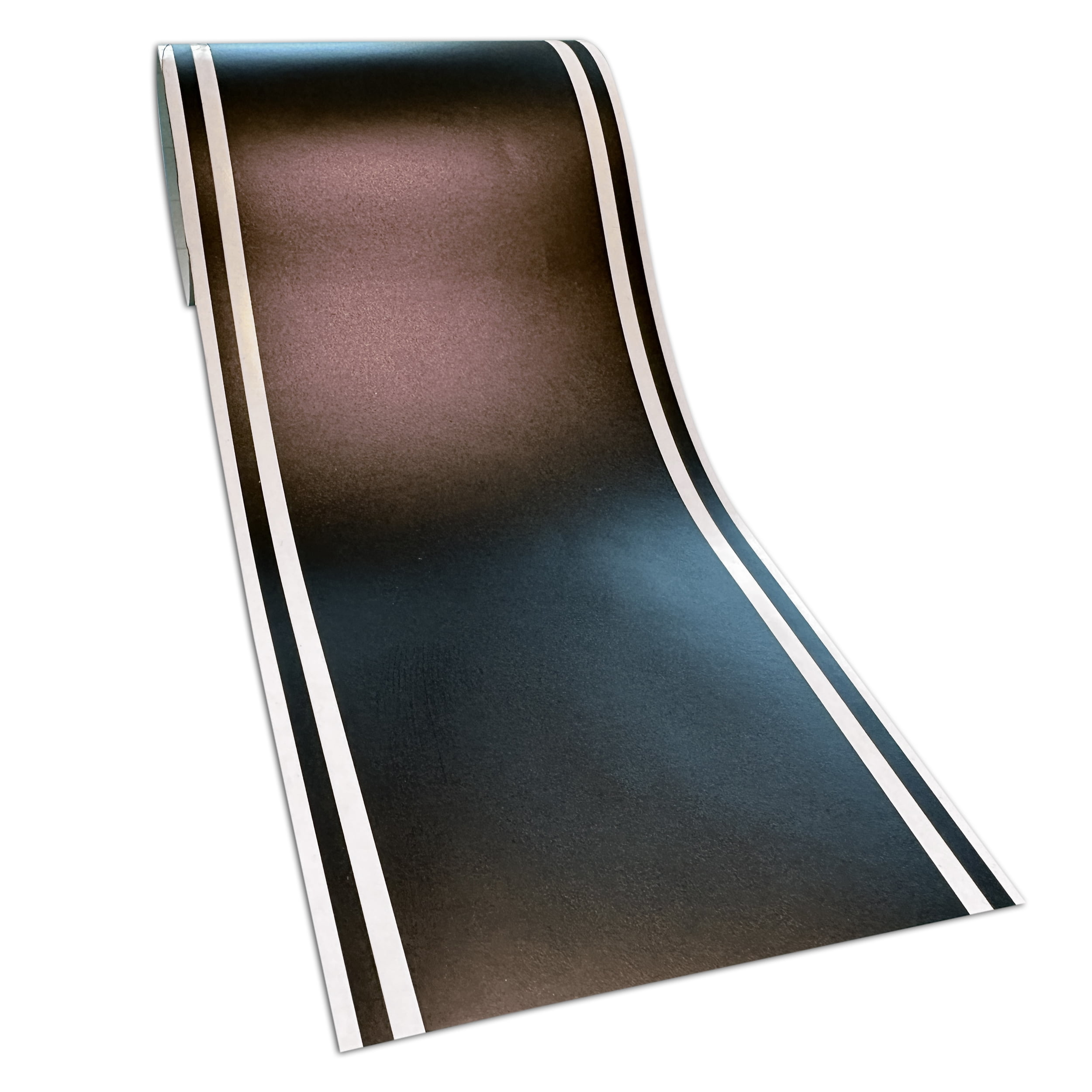 6"x72" Matte Black Vinyl Racing Stripes Car Boat Trailer Sticker ...