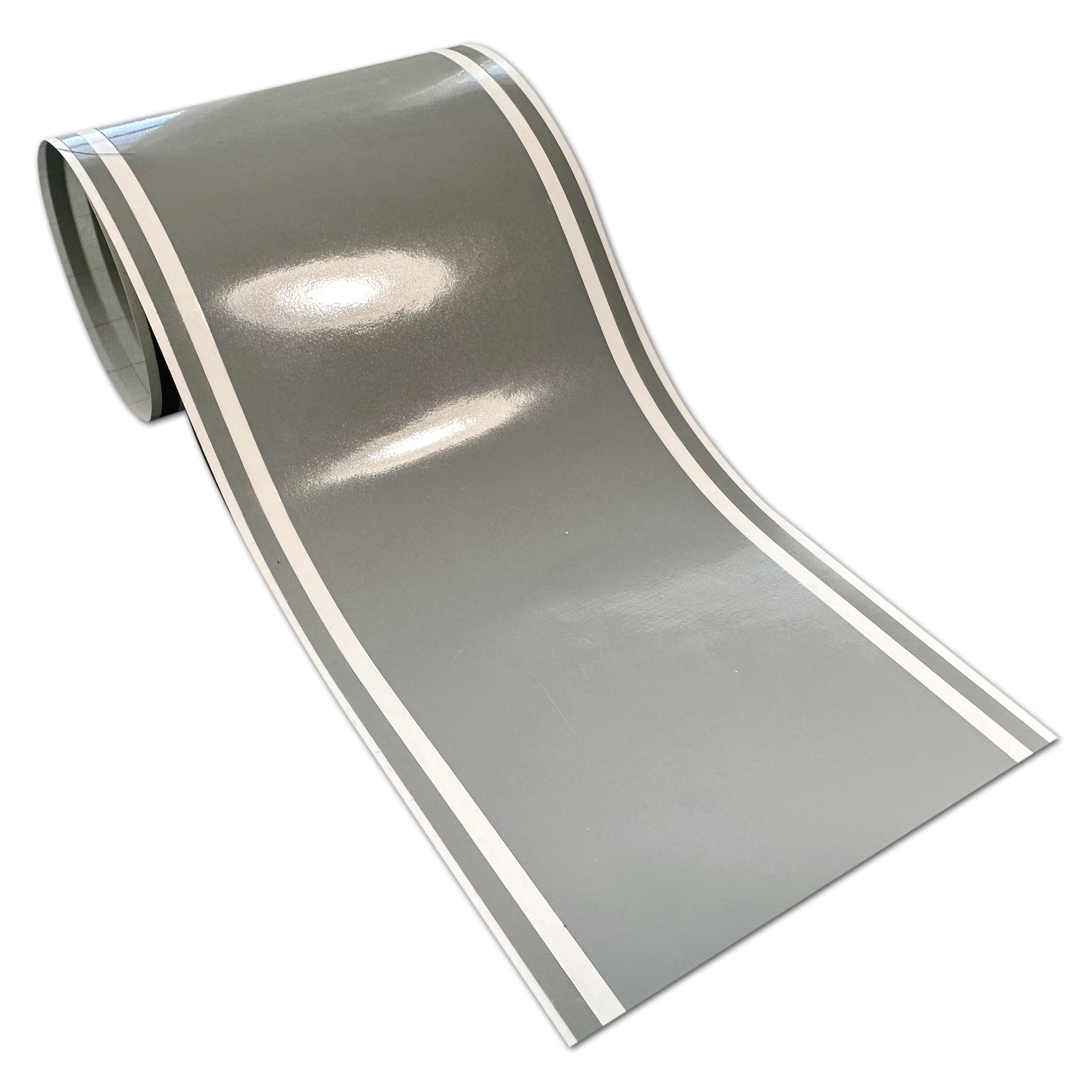 6"x72" Med Grey Vinyl Racing Stripes Car Boat Trailer Sticker ...