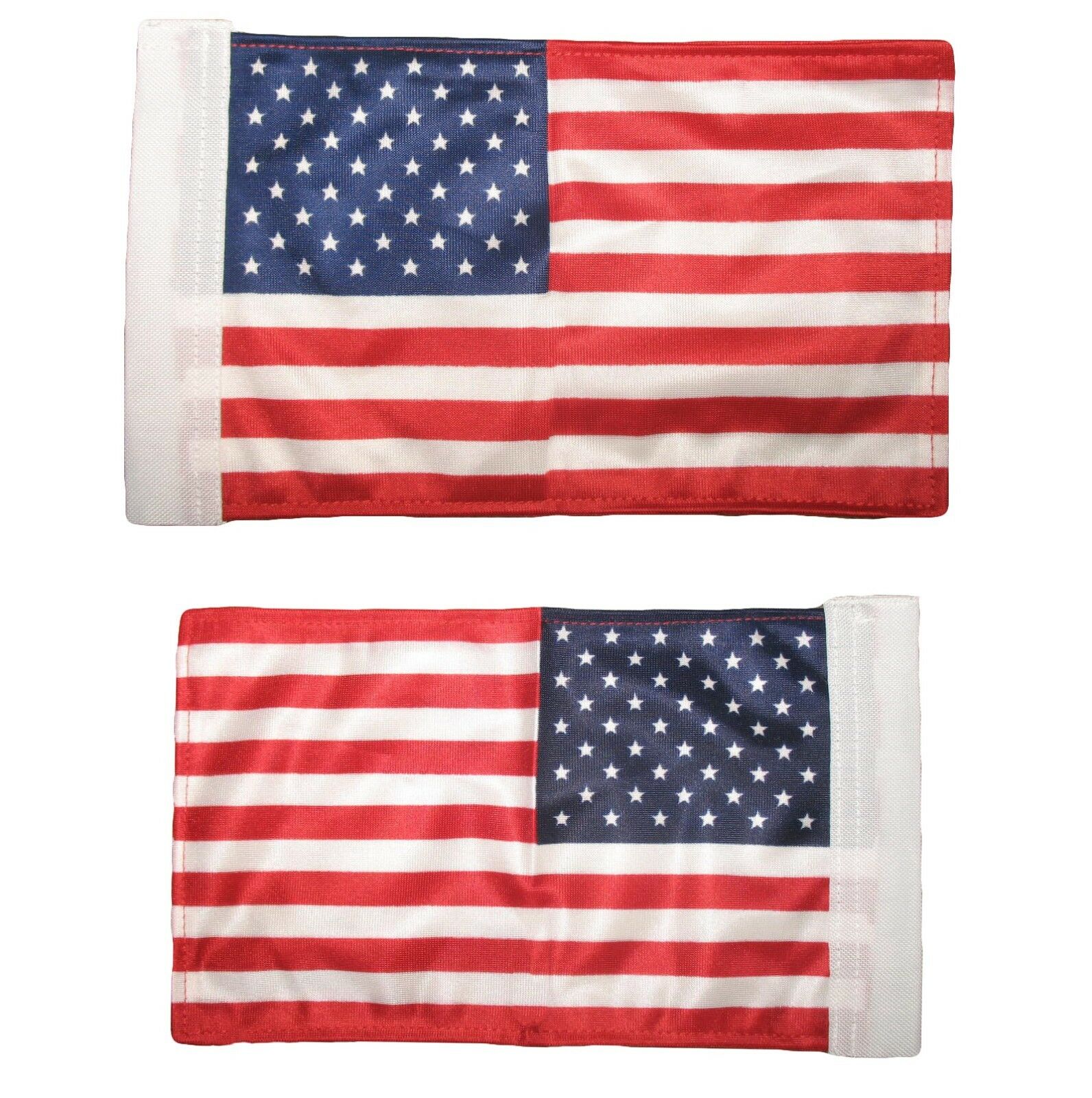 6"x9" 6x9 USA Nylon Boat Motorcycle Car Double Sided Flag Banner Sleeve ...