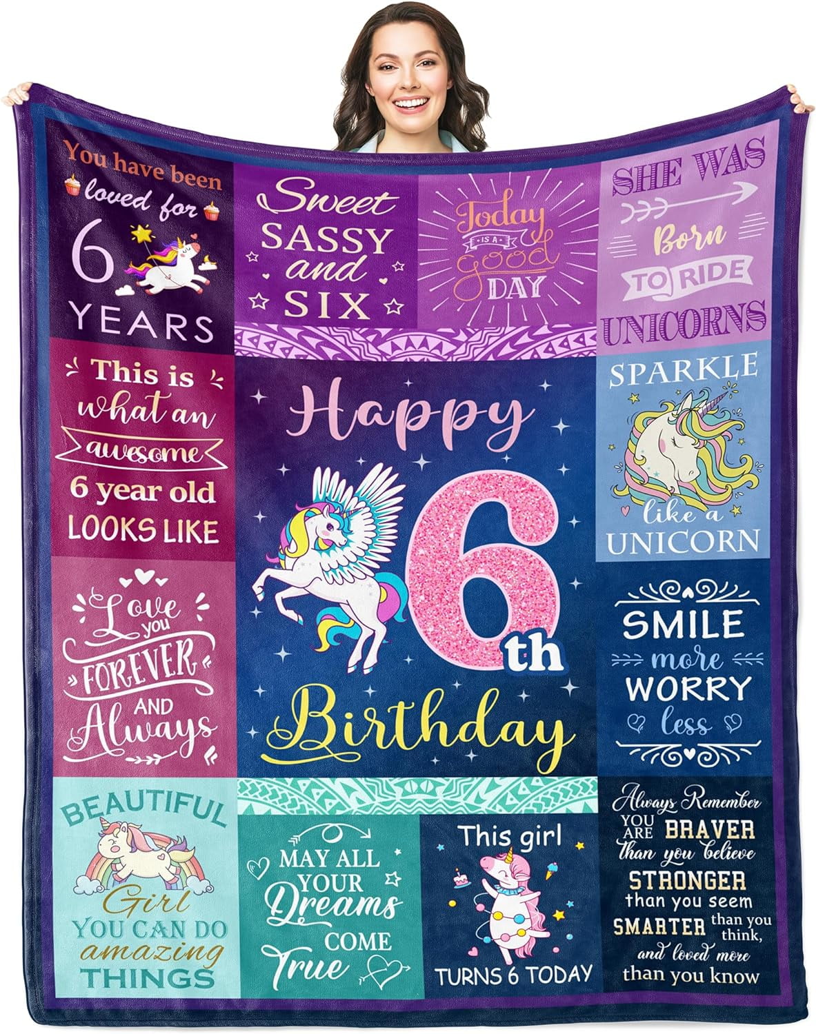 6 year old girl birthday gift ideas Blanket 60"x50", 6 year old girl ...