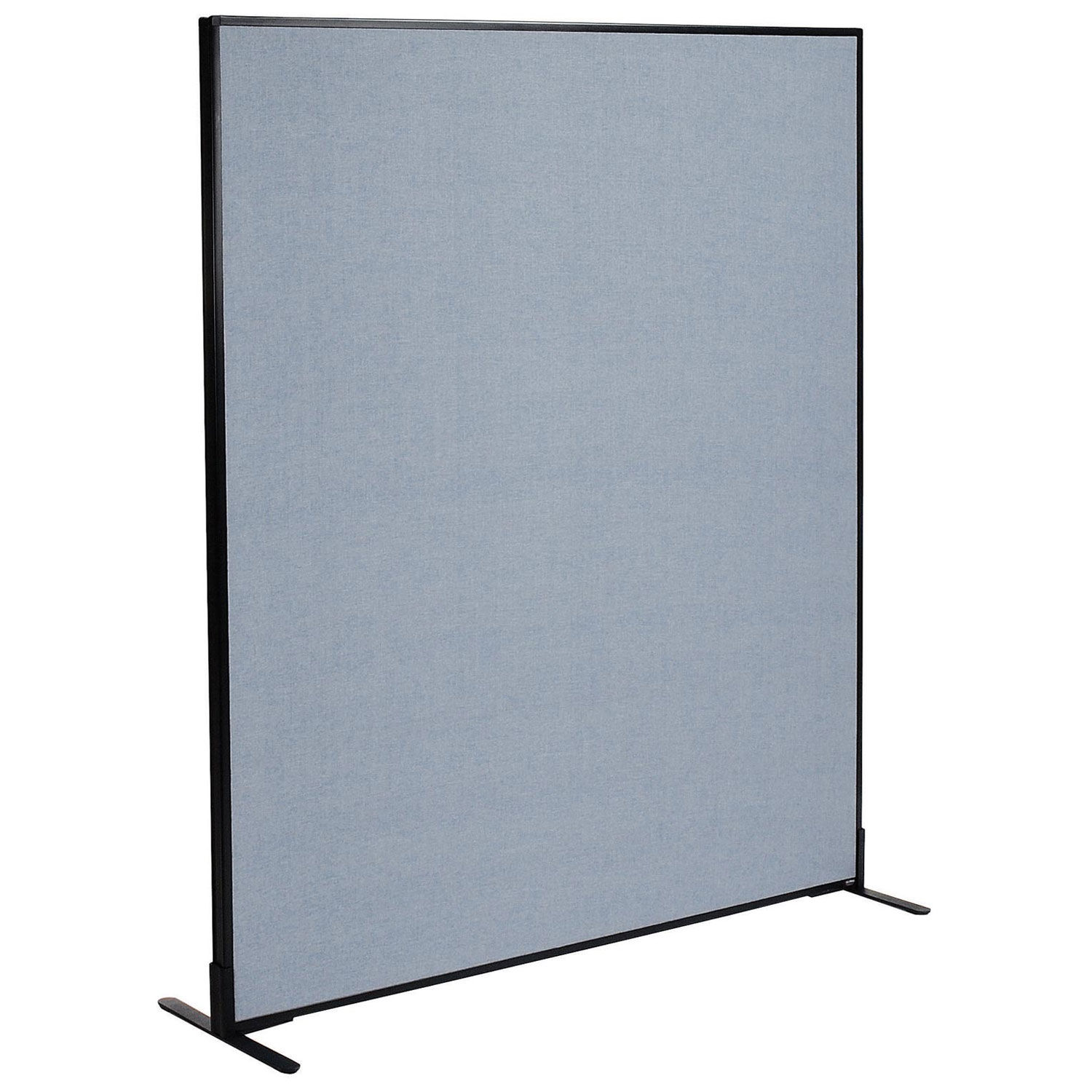 60-1/4"W x 72"H Freestanding Office Partition Panel, Blue - Walmart.com