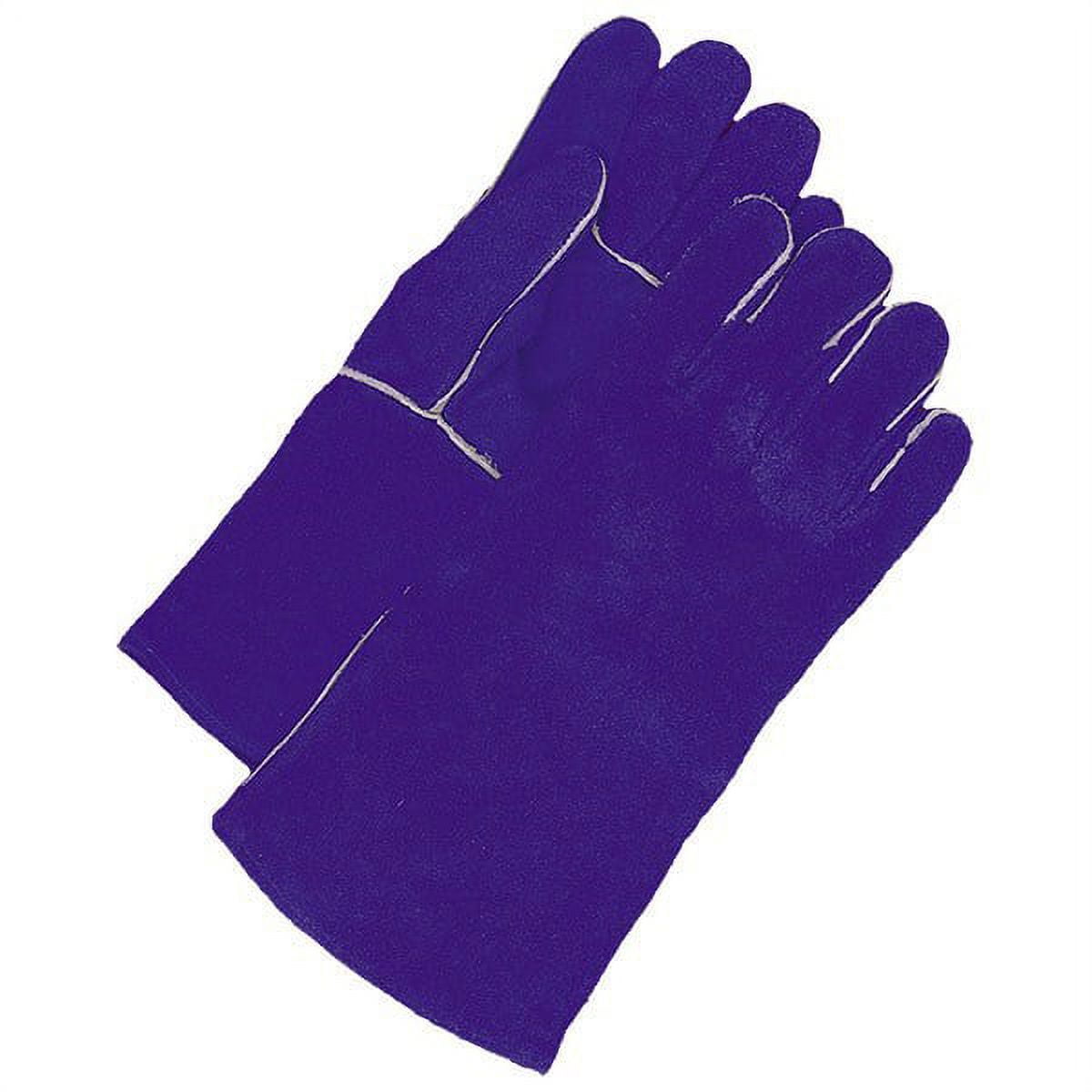 60-1-7803B Welding Glove Split Leather Blue - Walmart.com