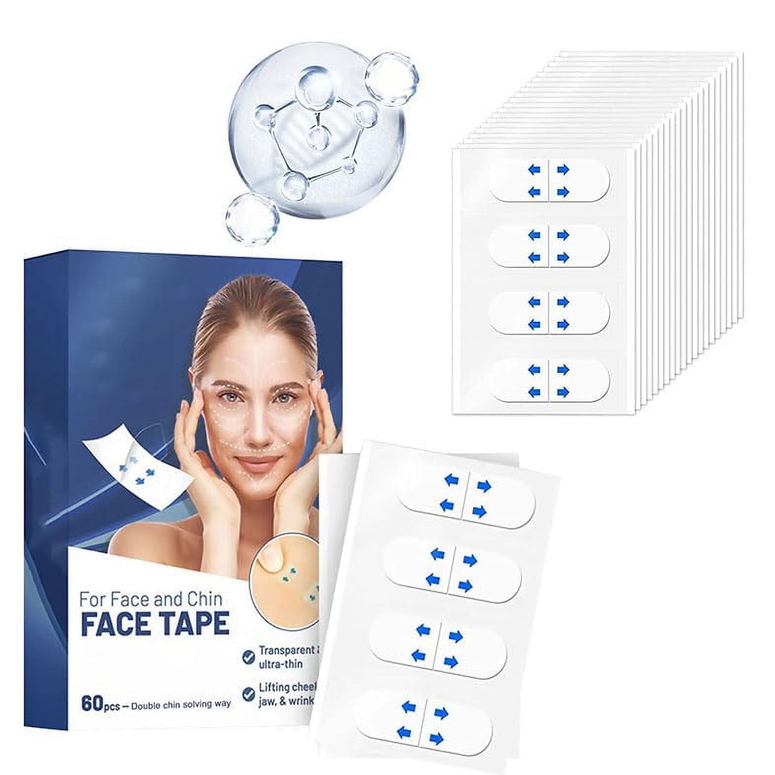 60/120/180 Pieces Invisible Face Lift Tape, Face Tape Lifting Invisible ...