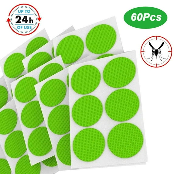 Hgrintd Mosquito Stickers 60/120/180Pcs Insect Repellent for Kids and ...