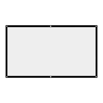 Portable Projector Screen, Foldable HD Wall Mount Home Theater Display ...