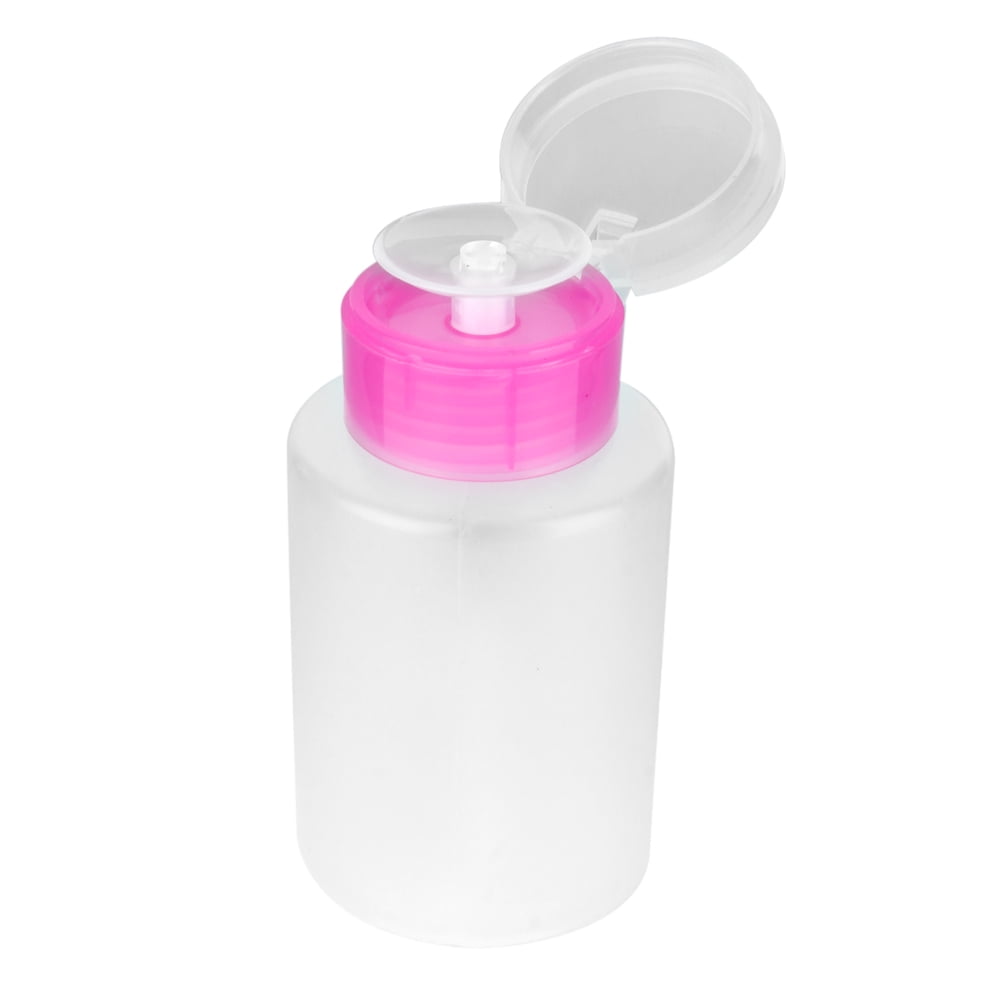 60/150ml Empty Pump Dispenser Container Clean Nail Polish Remover ...