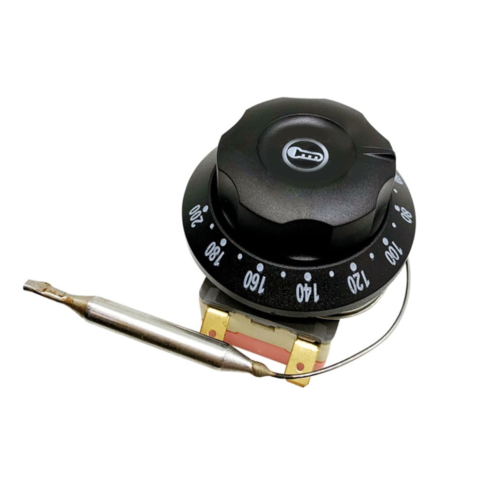 60-200° Electric Oven Knob Thermostat 250V Temperature Control Switch ...