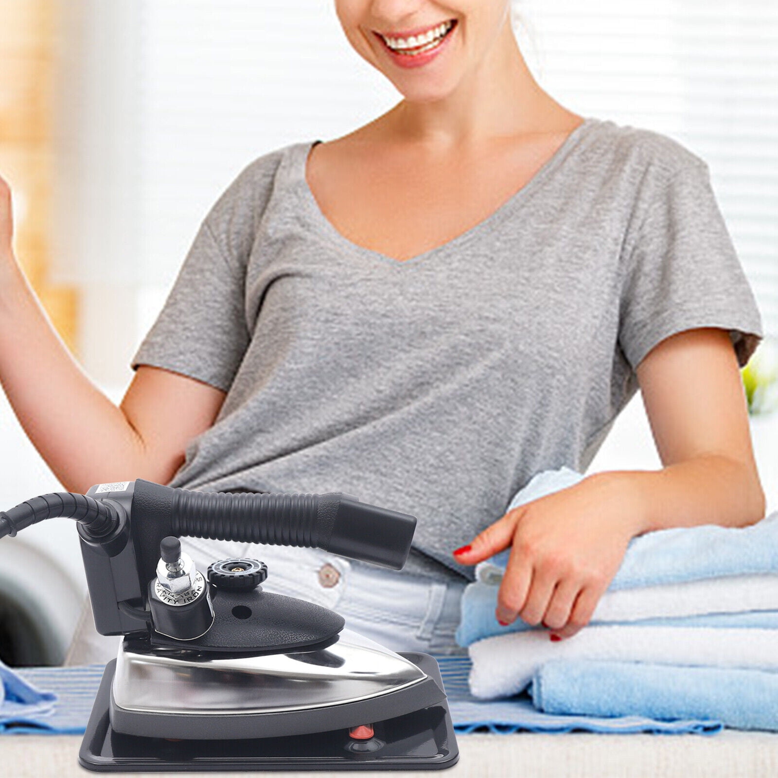 60~220?? Commercial Electric Steam Iron Clothes Steamer Press Garment ...