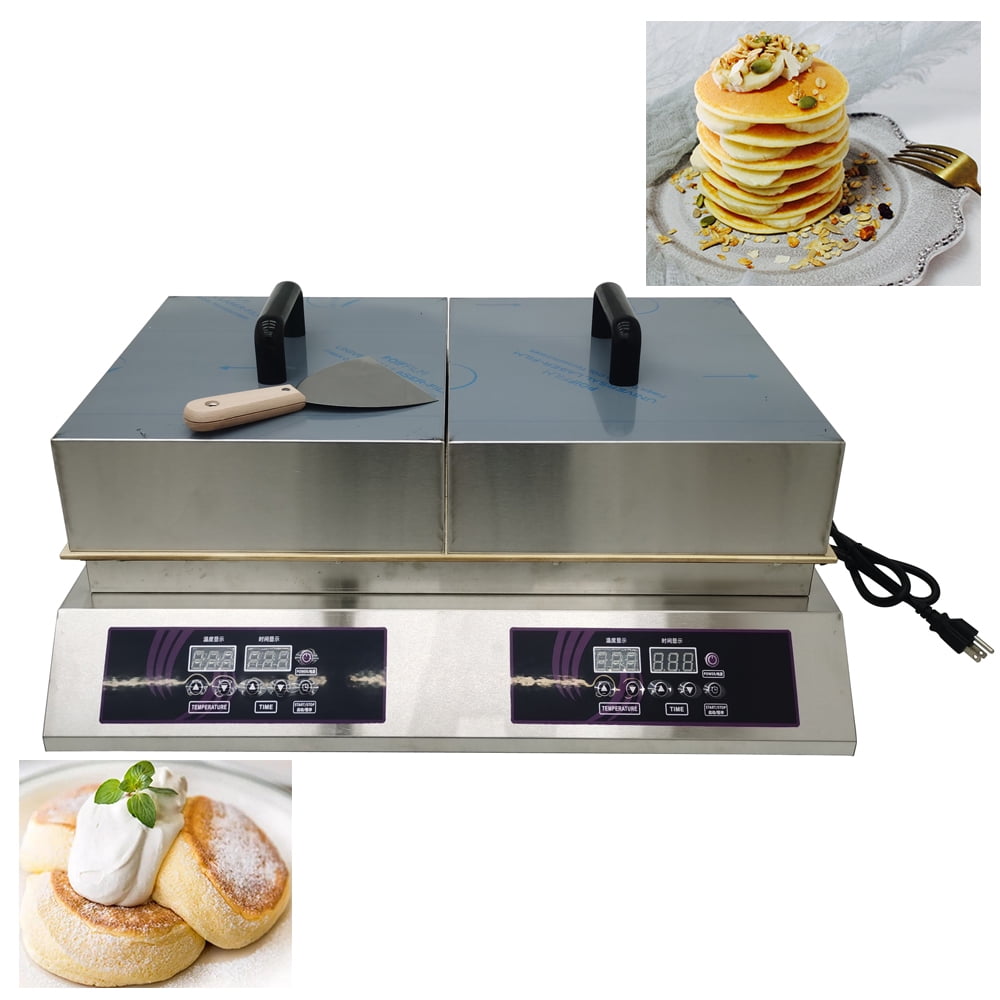 60℃-240℃ Souffle Muffin Pancake Making Machine Double-Headed Commercial ...