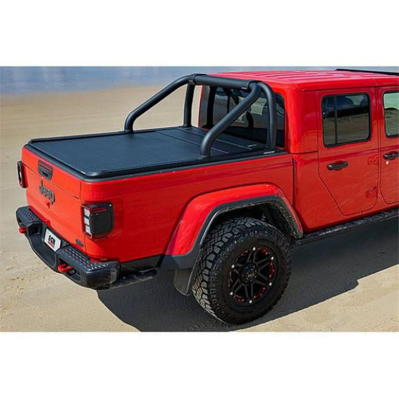 60.3 in. Bed Rolltrac Electric Retractable Bed Cover for 2020-C Jeep ...