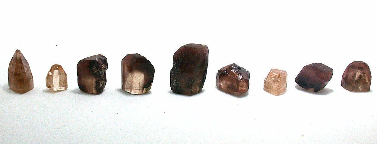 60.40 Carat Nine Golden Topaz Crystal Thomas Range Utah Specimen ...