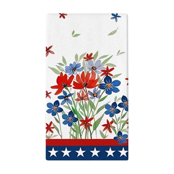 60×40cm Independence Day Themed Kitchen Towel, Polyester Absorbent Hand ...