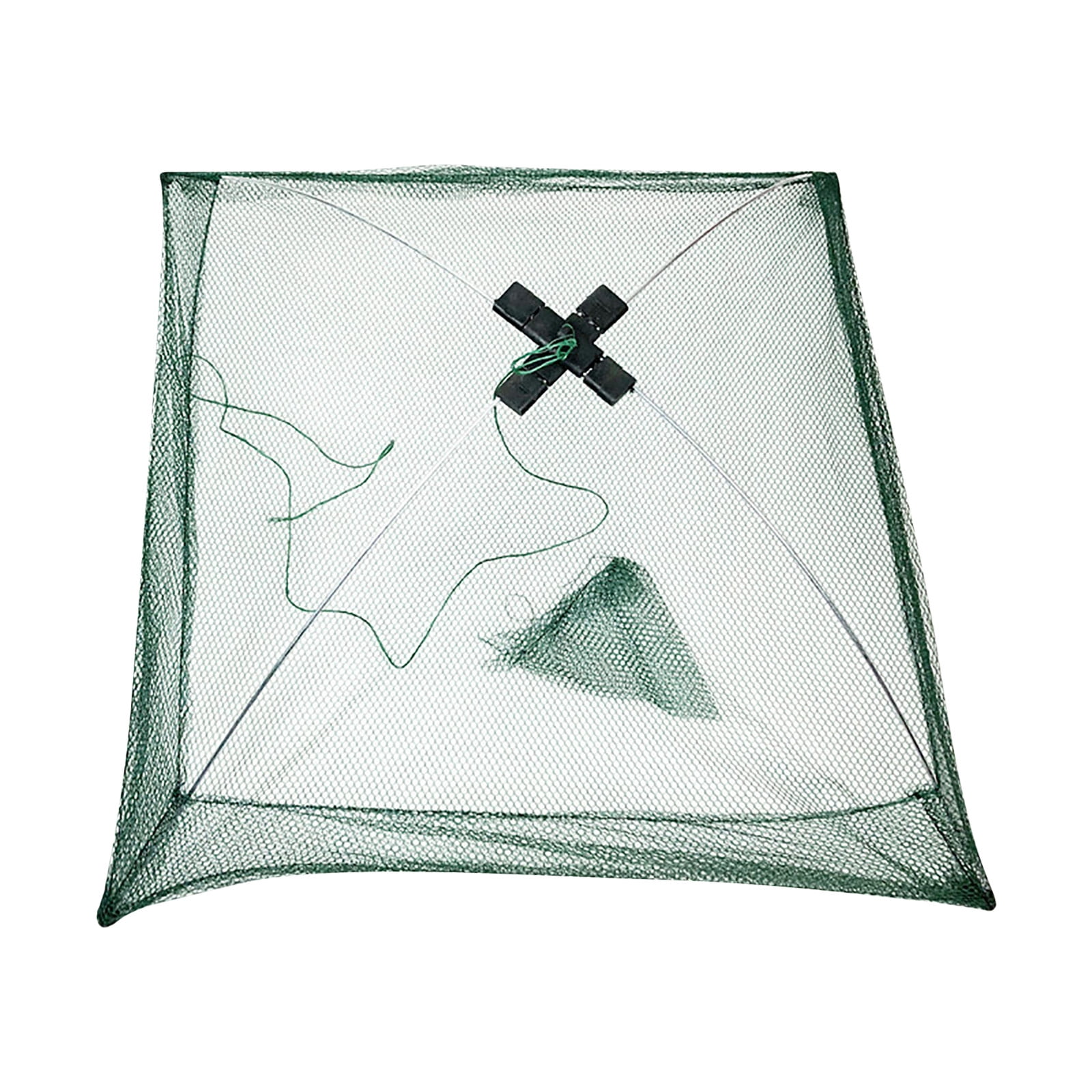 60×60 Cm Fish Pond With Edges Escape Design Foldable Fishing Net Pot ...