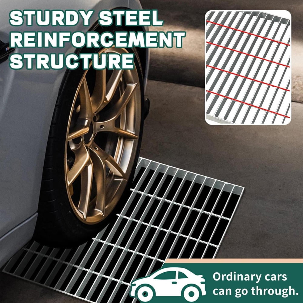 (60*60cm)Outdoor Drain Cover Heavy Duty Galvanized Steel Yard Drain ...