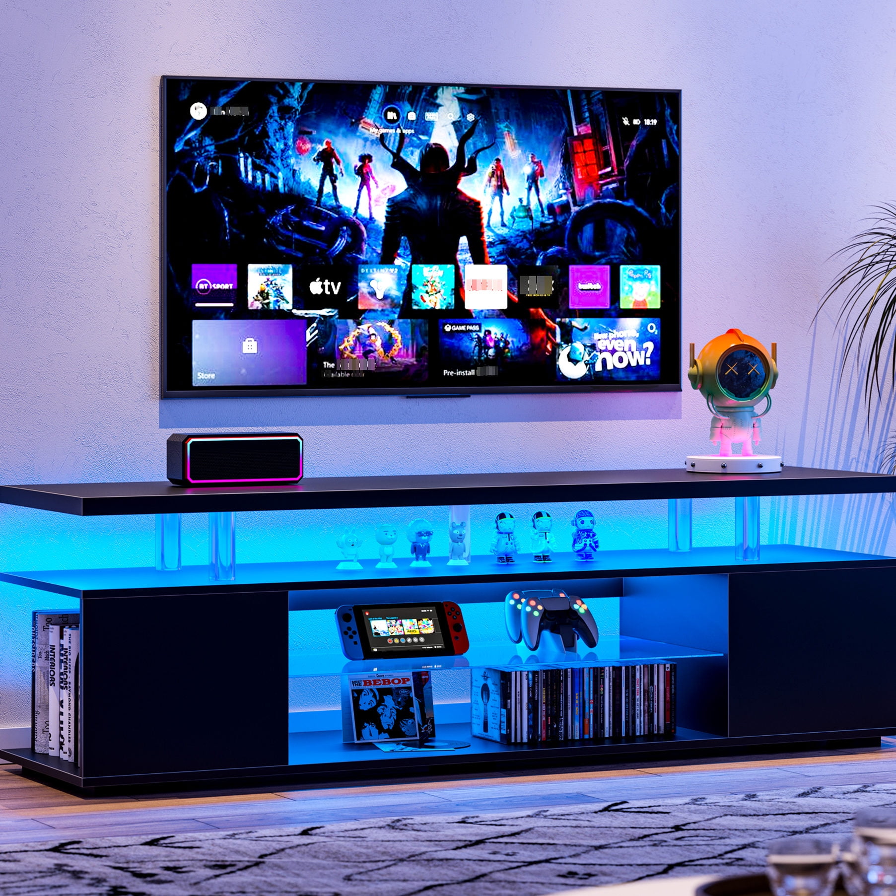 60 - 69 Inch TV Console | Multi - purpose Entertainment Center ...