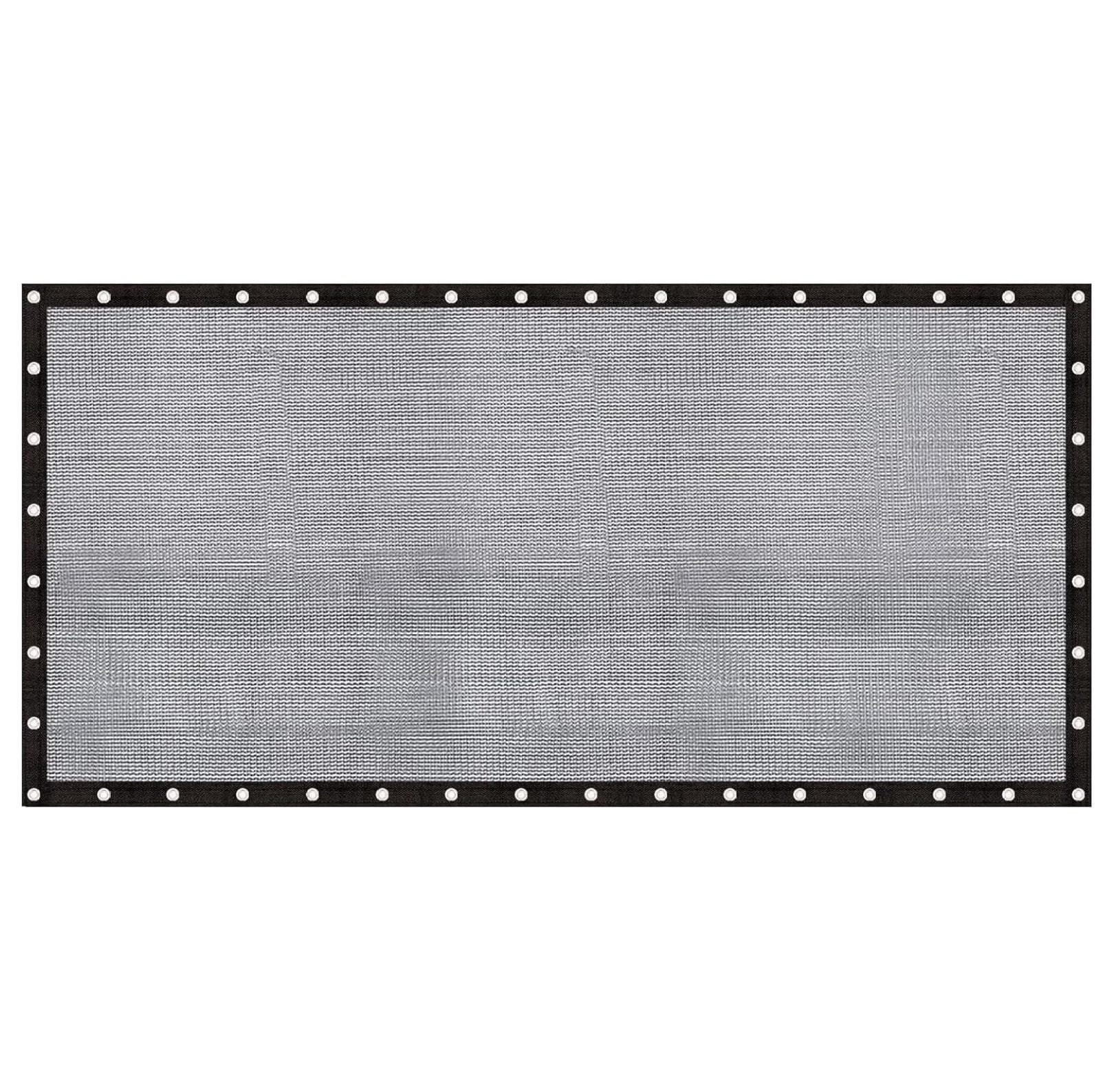 60-70% Sun Shade Cloth Mesh Tarp with Grommets 12x24FT Patio Screen ...