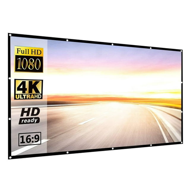 60 72 84 100 120 150 Inch Simple Foldable Projection Screen 100inch ...