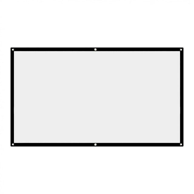 60/72/84/100/120/150inch Portable Foldable Wall Projector HD Screen 16 ...