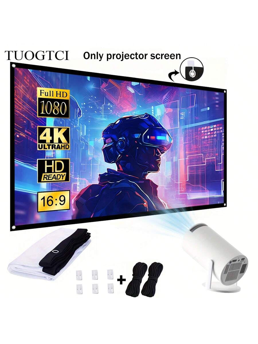 60 72 84 100 150 Inch Outdoor Projector Screen, Movie Projection Screen ...