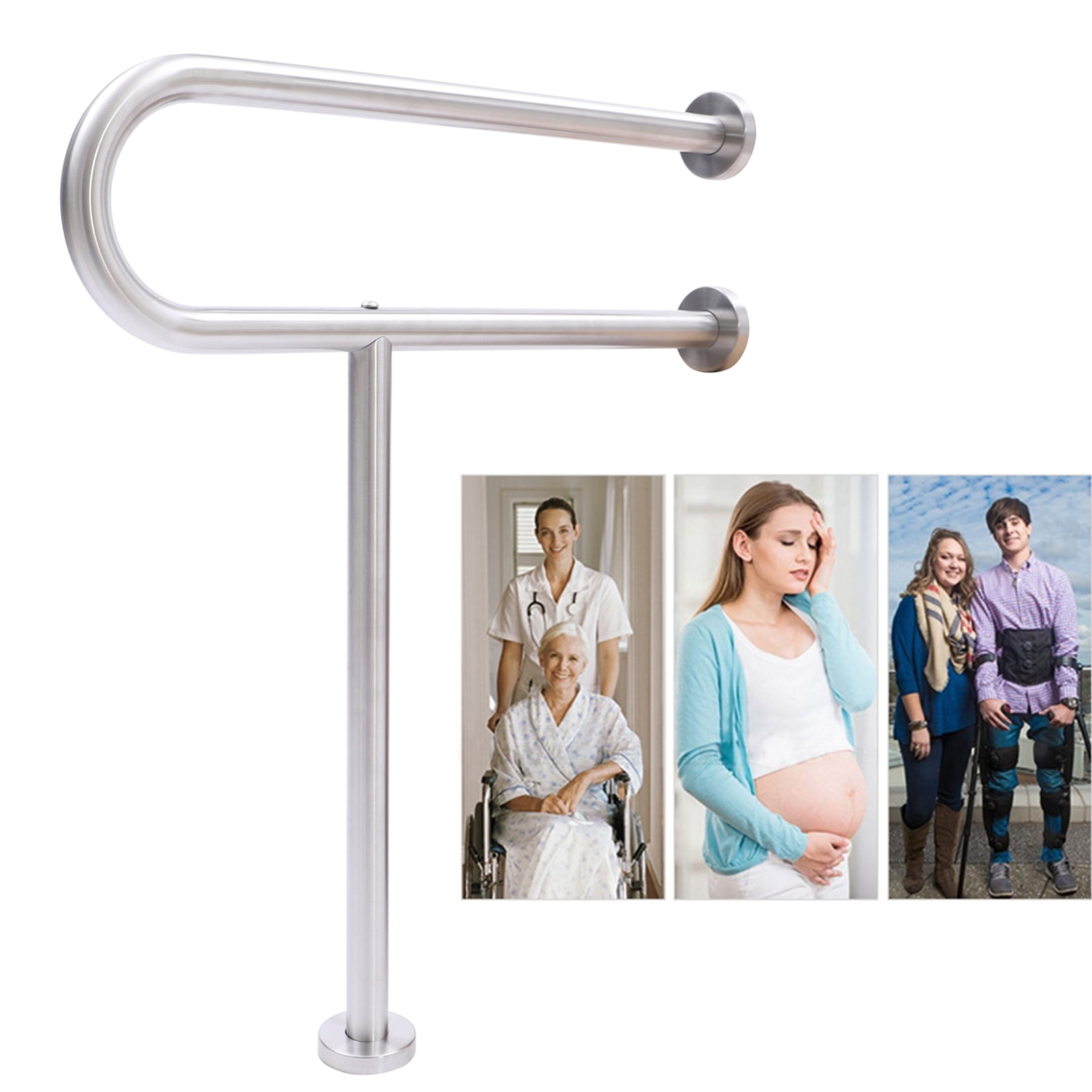 60*75cm Handicap Grab Bars Rails Toilet Handrails Bathroom Safety Bar ...