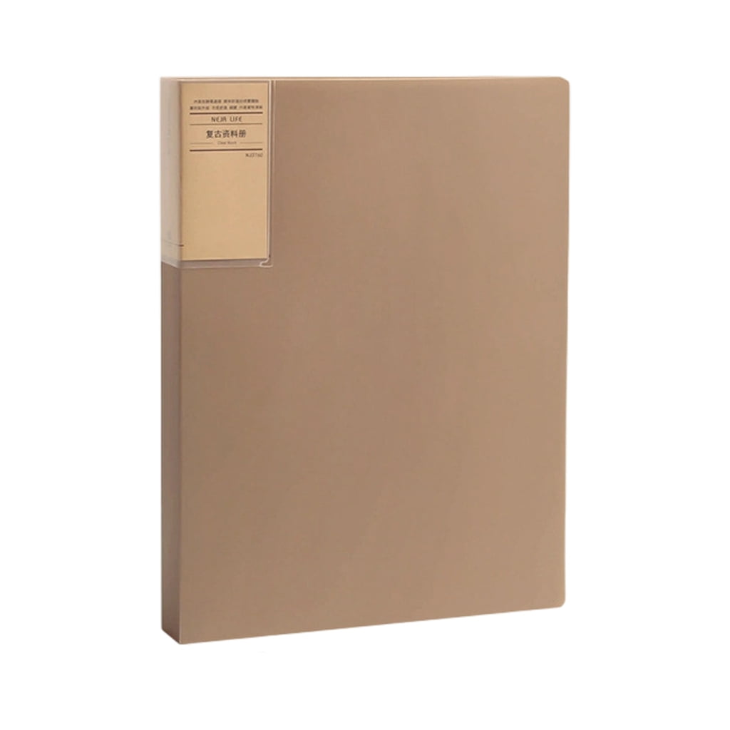 60/80/100 Pocket Document Display Folder Letter Size Display Book File ...