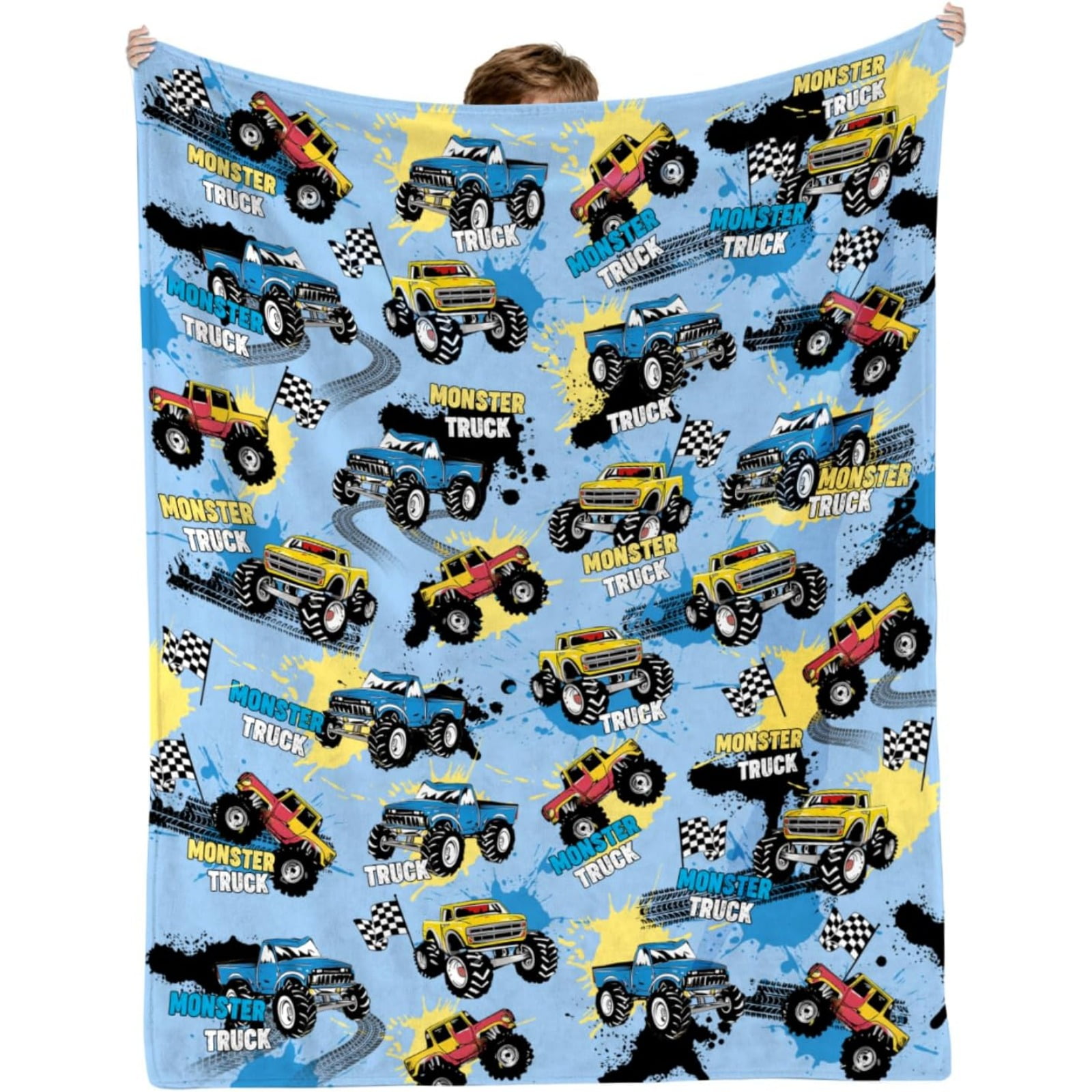 60*80in Dinosaur Blanket for Kids, Educational Gifts for Dinosaur Lovers Children Boy Girl ...