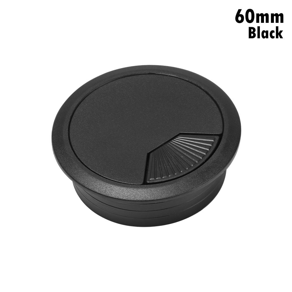60/80mm Practical Hardware Organizer Cable Clamp Office Wire Hole Cover ...