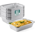 60 8x6 Disposable Pans -Foil-Pans-Tin-Foil-Baking-Pans-Tin-Trays ...