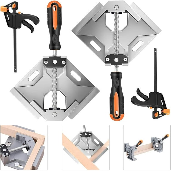 60/90/120Degree Multi Corner Clamps for Woodworking Set of 4,Adjustable ...