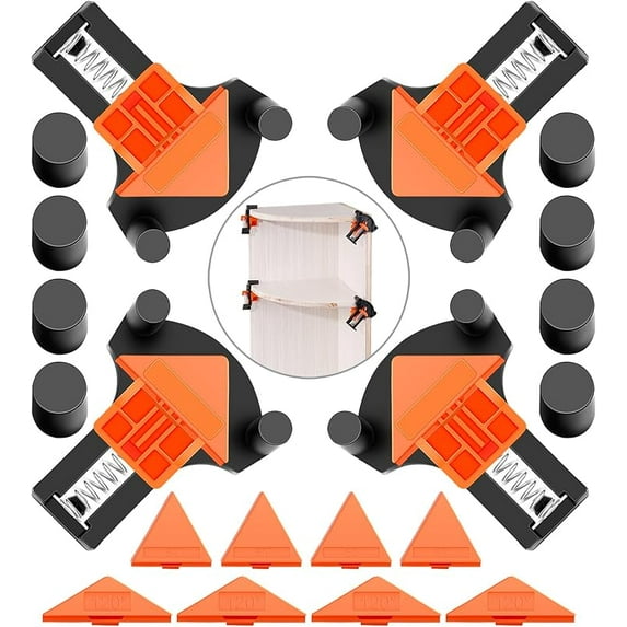 60/90/120Degree Multi Corner Clamps for Woodworking Set of 4,Adjustable ...