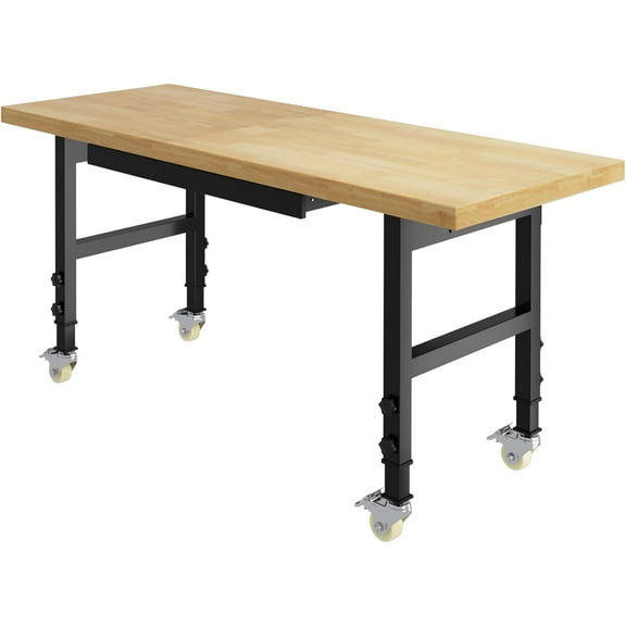 Seville Classics UltraHD Heavy Duty Rolling Cabinet Workbench Table w ...
