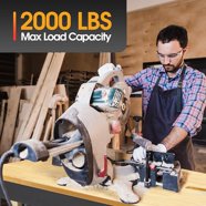 Dextra 48’’ Work Benches for Garage Work Table with Power Outlets ...