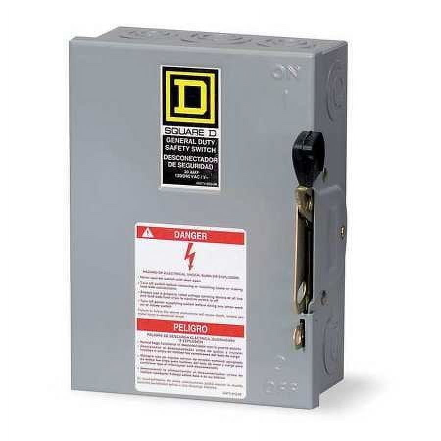 60 Amp 240VAC Single Throw Safety Switch 3P - Walmart.com