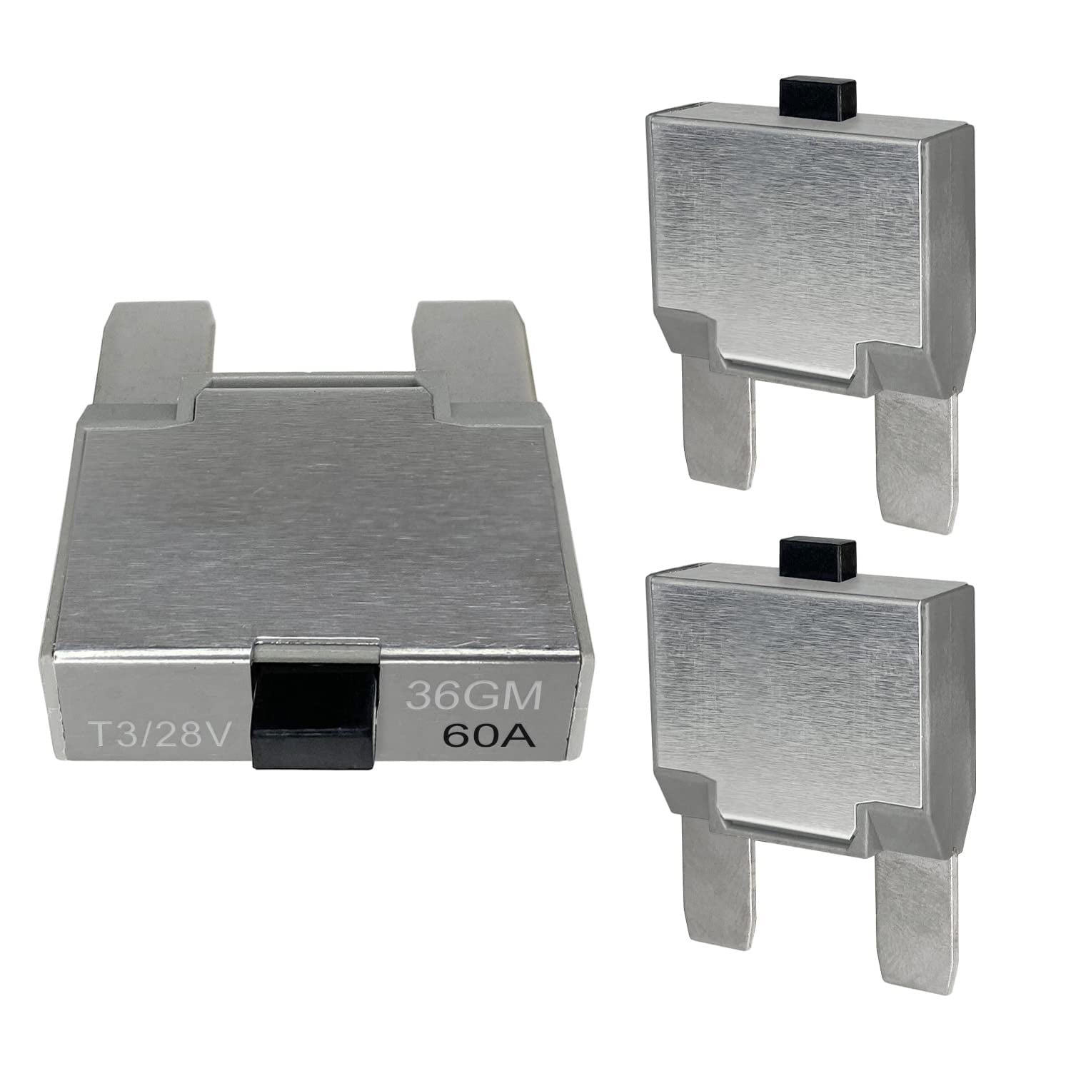 60 Amp Maxi Blade Circuit Breaker Fuse, Manual Reset, for Automotive ...