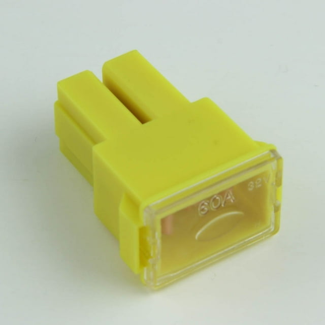 60 Amp Yellow FLF Fuses (1 per pack) - Walmart.com