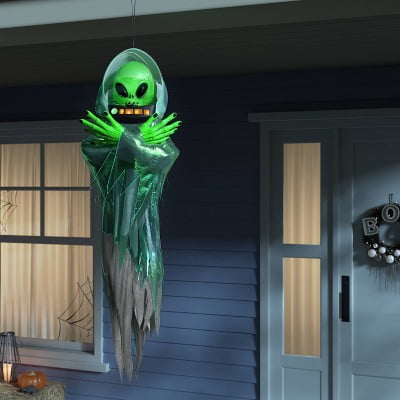 60" Animated Lit Glows under Blacklight Alien Ghoul Halloween ...