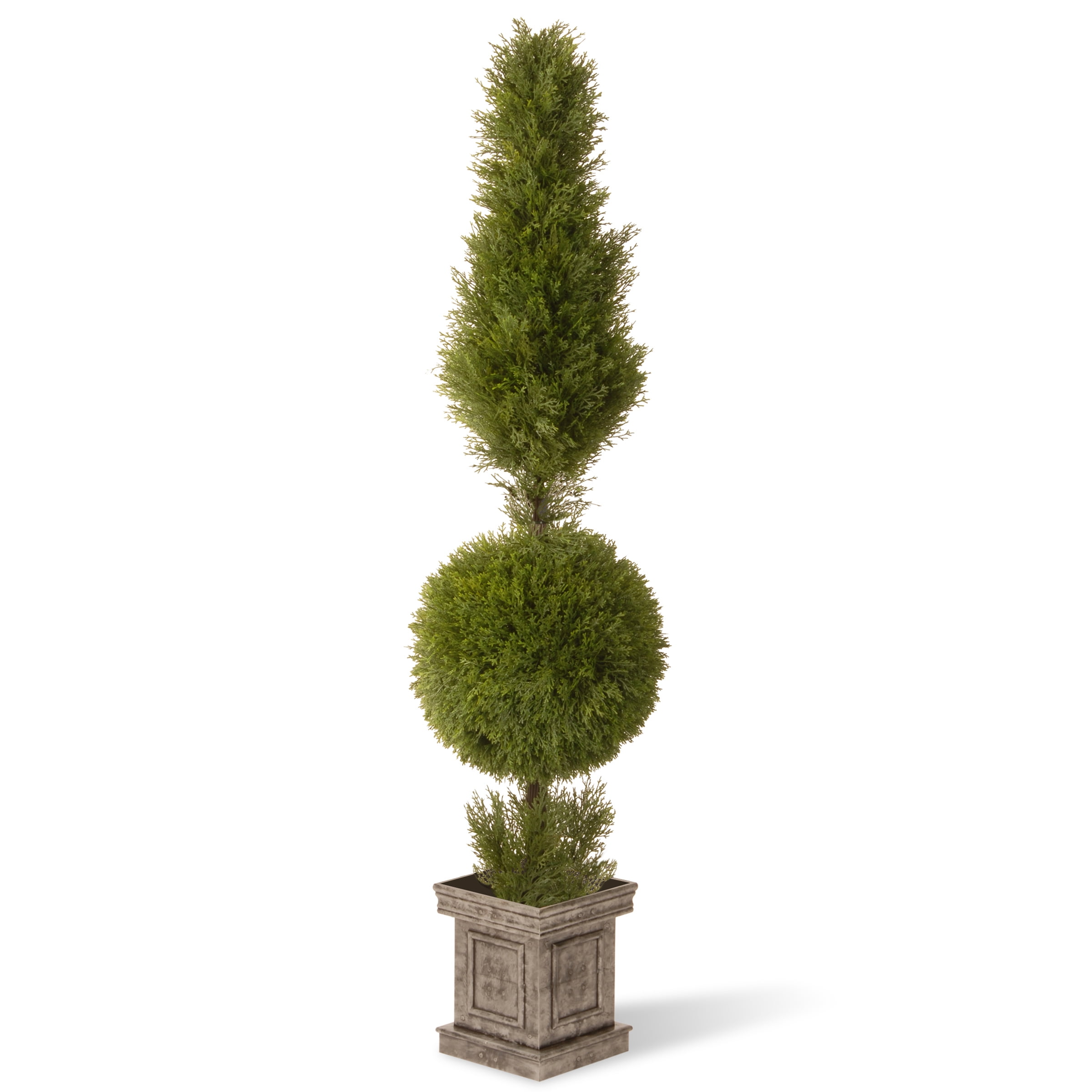 60" Artificial Juniper Spiral - Walmart.com