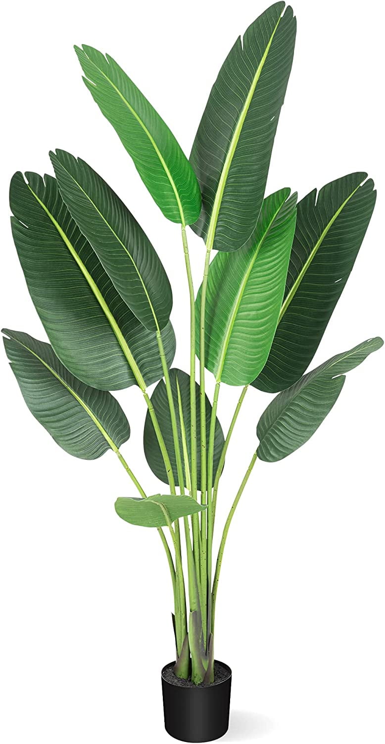 60" Artificial Plant - Lifelike Faux Tree for Home and Office Decor ...