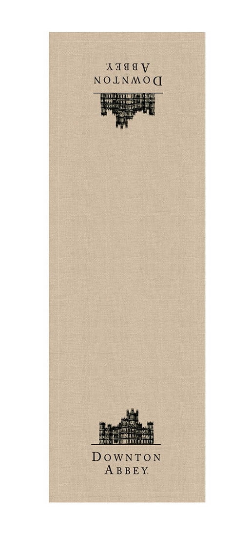 60" Beige and Black 'Downton Abbey' Castle Christmas Table Runner ...