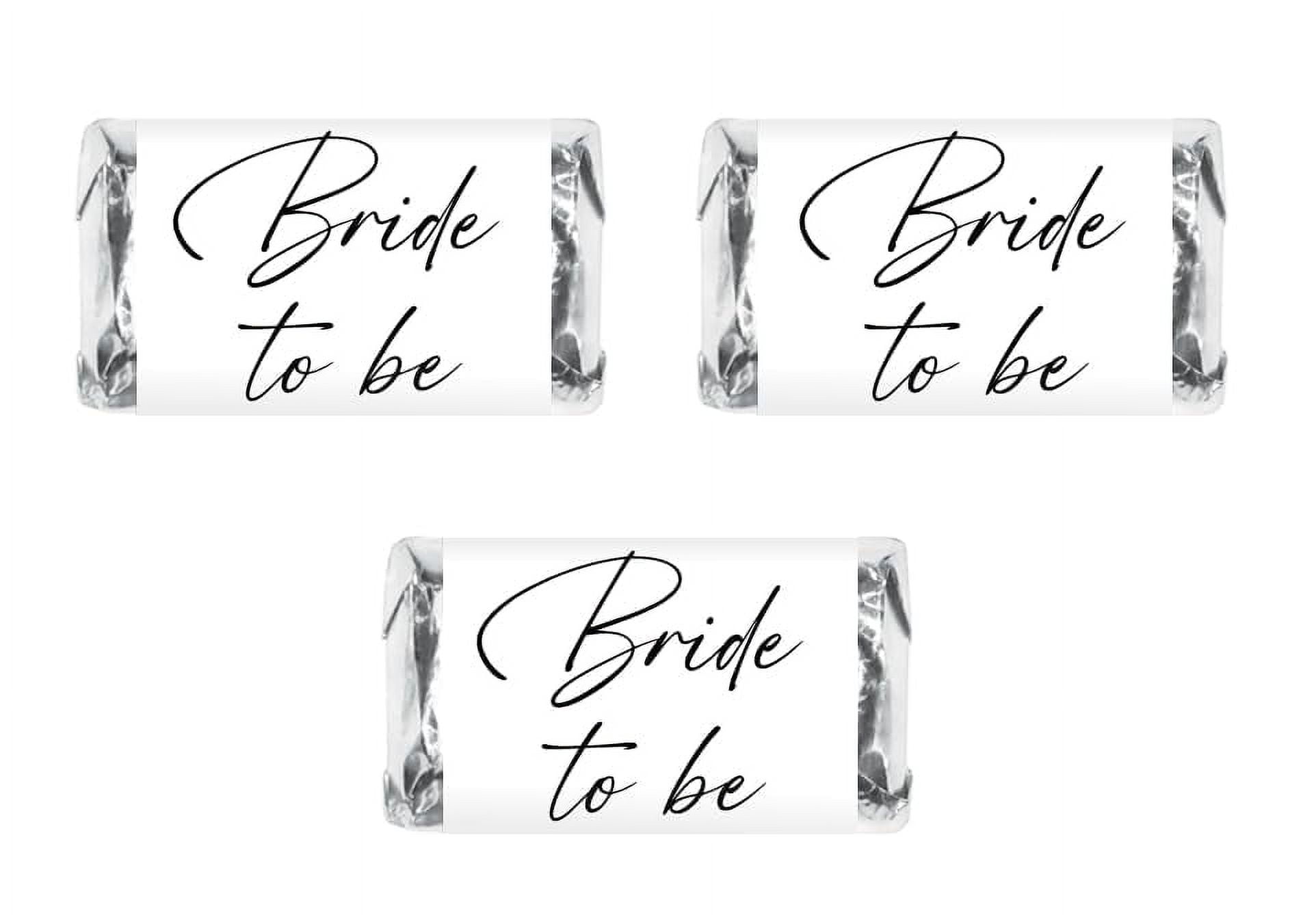 60 Bride To Be Mini Chocolate Candy Bar Wrapper, Bachelorette Miniature ...