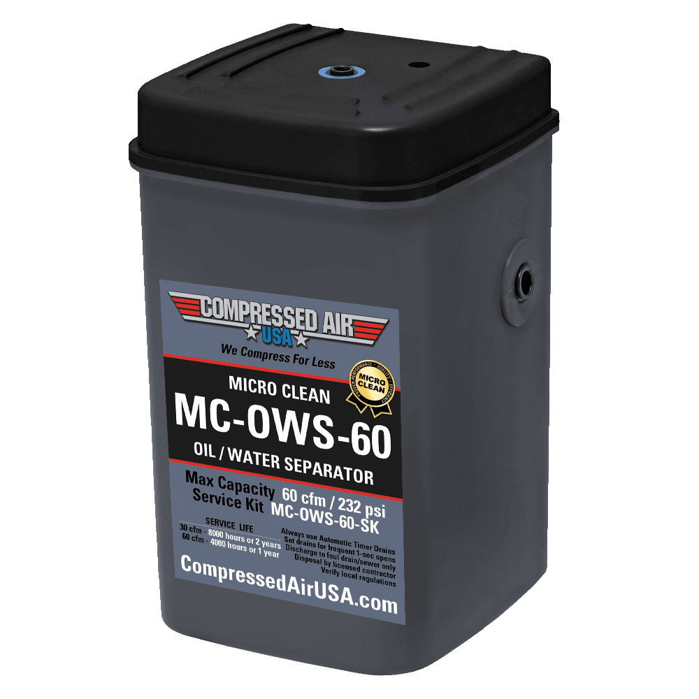 60 CFM Condensate Oil Water Separator Treatment - Micro Clean (MC-OWS ...