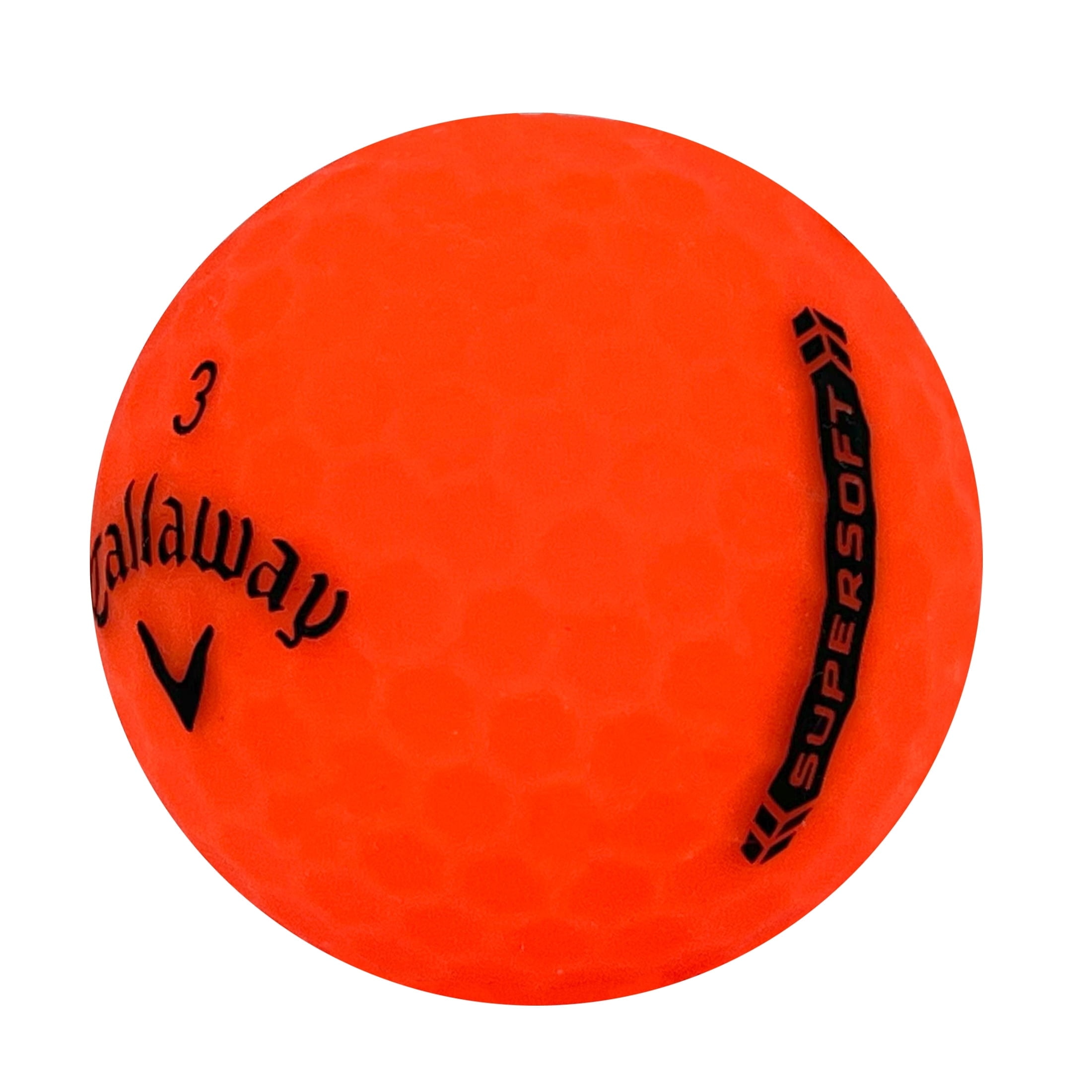 60 Callaway Supersoft Orange 5A Recycled Golf Balls, by Mulligan USA ...