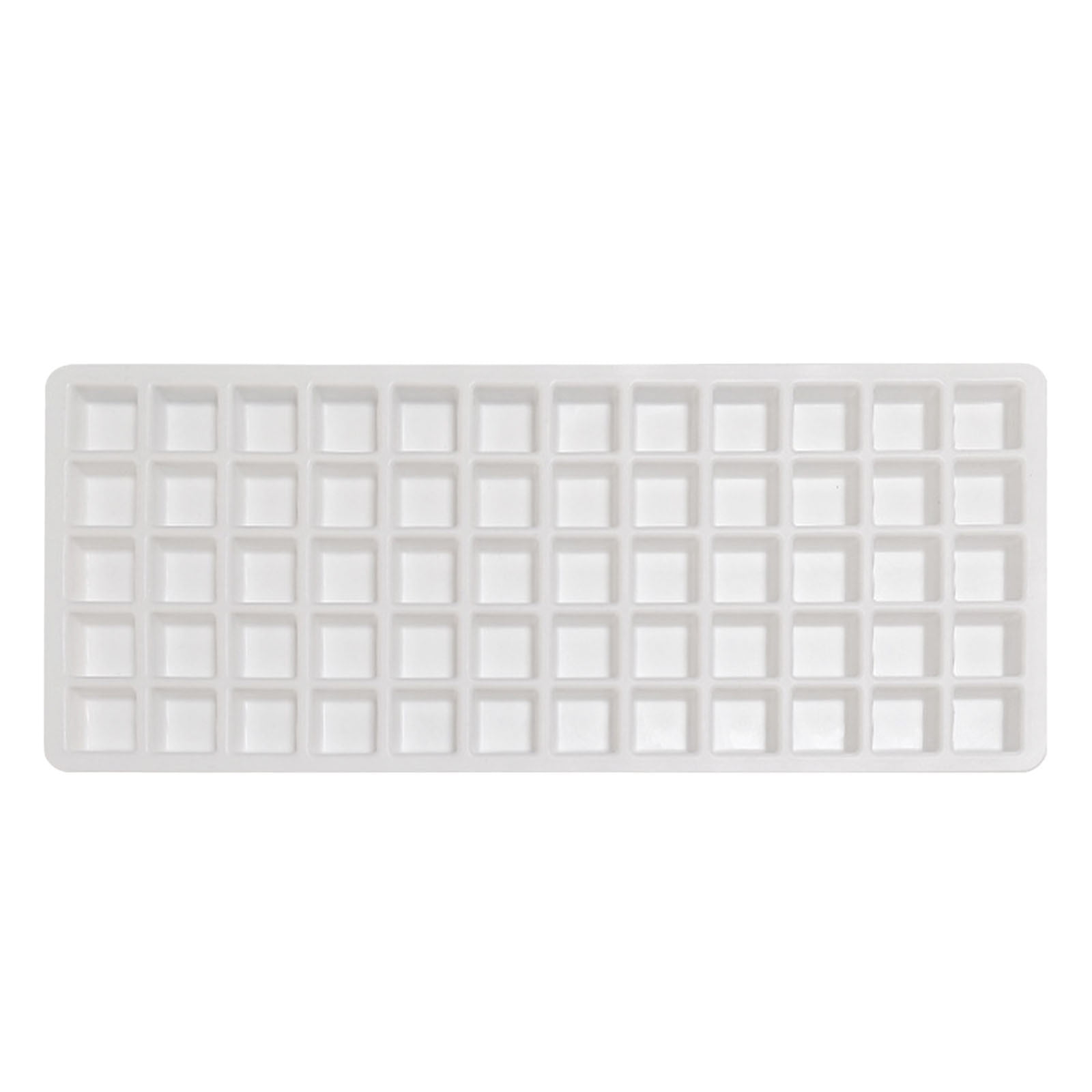 60-Cavity Square Silicone Chocolate Mold â 1"x1" Candy & Ice Cube Tray ...