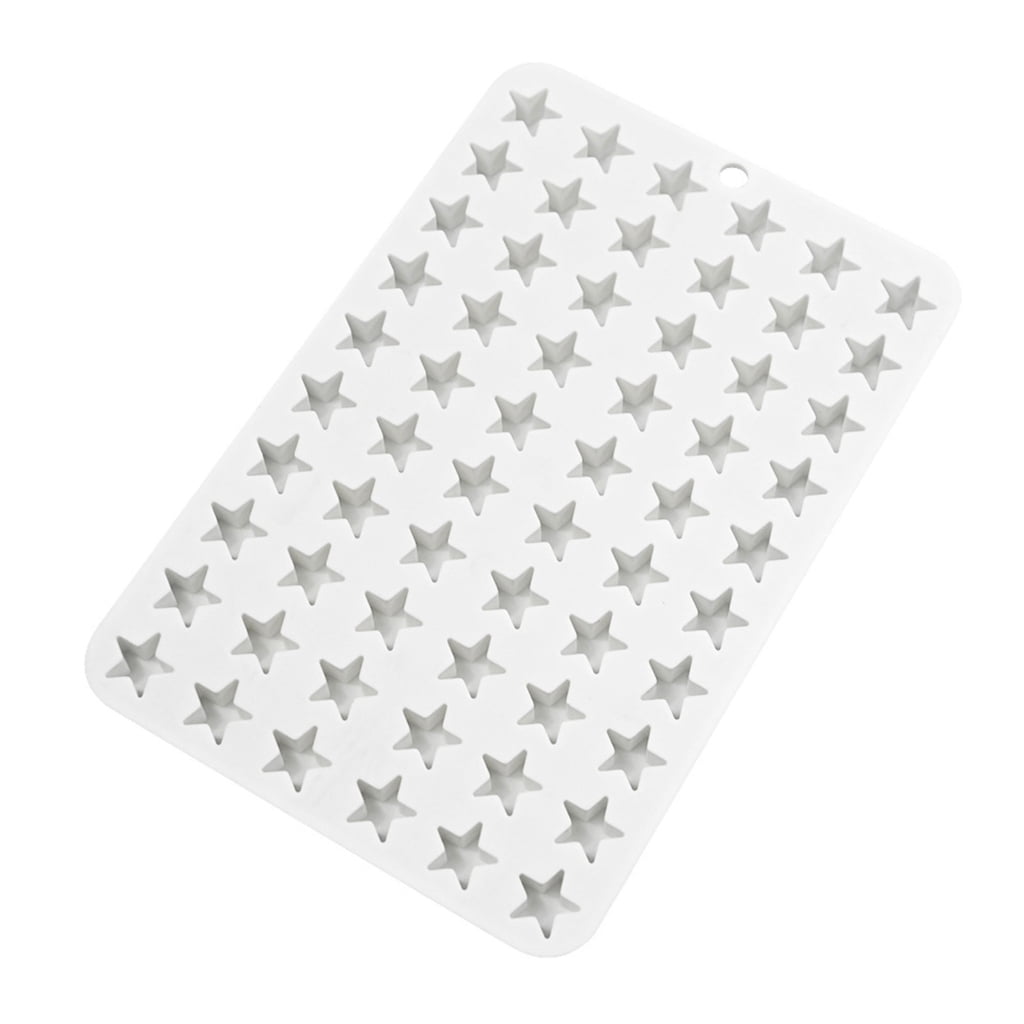 60-Cavity Star Shape Silicone Mold Cake Pastry Baking Mold Cake ...