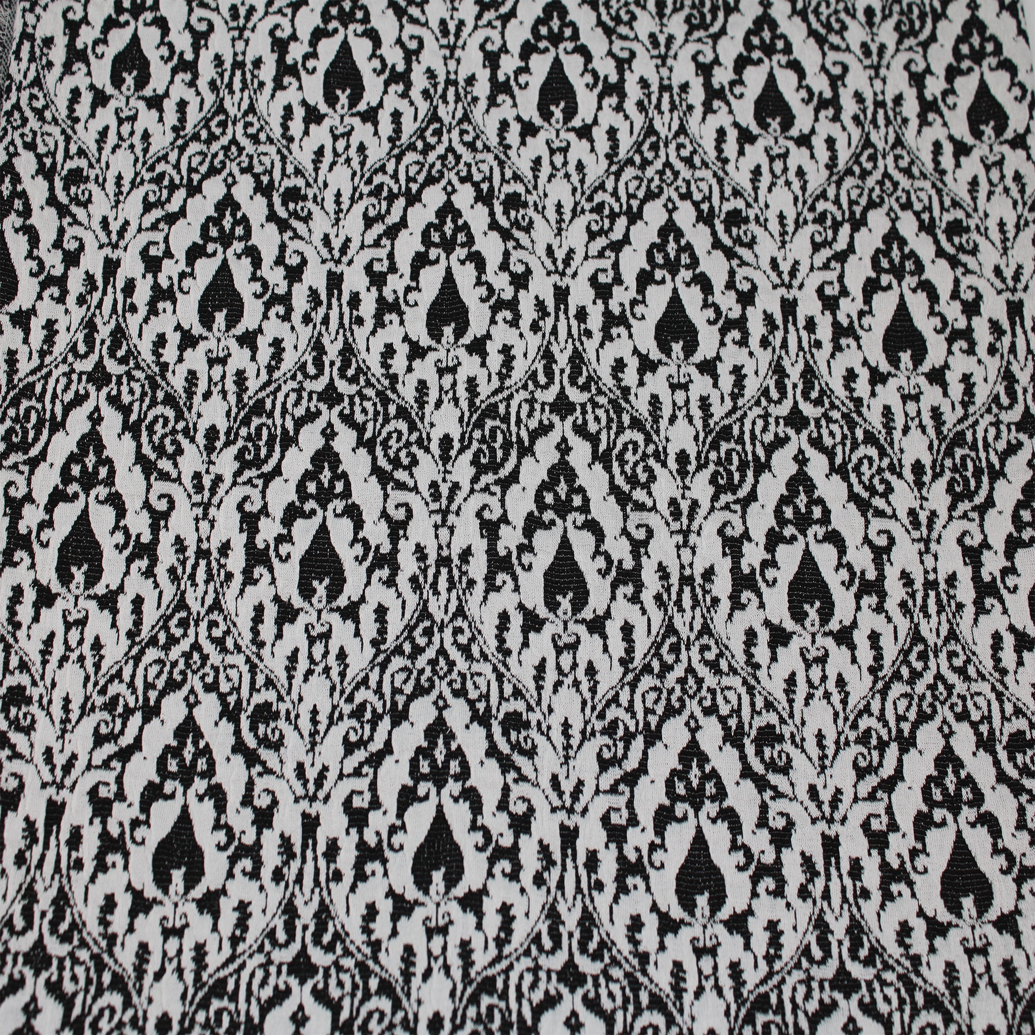 60" Classic Damask Stretch Jacquard Knit Fabric – Soft, Breathable ...