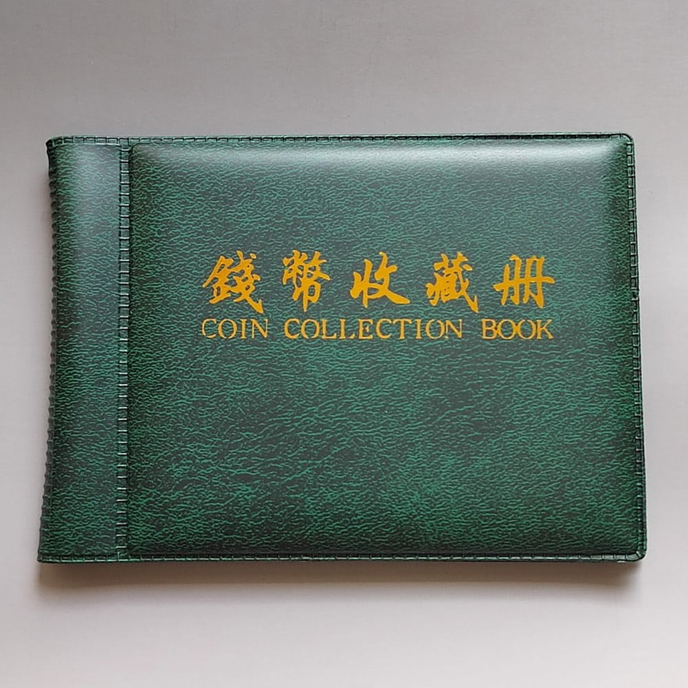 60 Coin Holder Collection Storage Collecting Penny Pockets Album Book ...